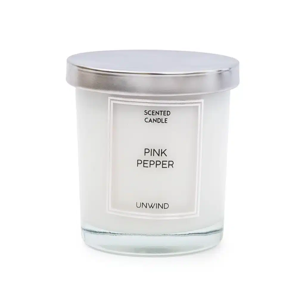 ELEGANT GLOW Pink Pepper Scented Candle