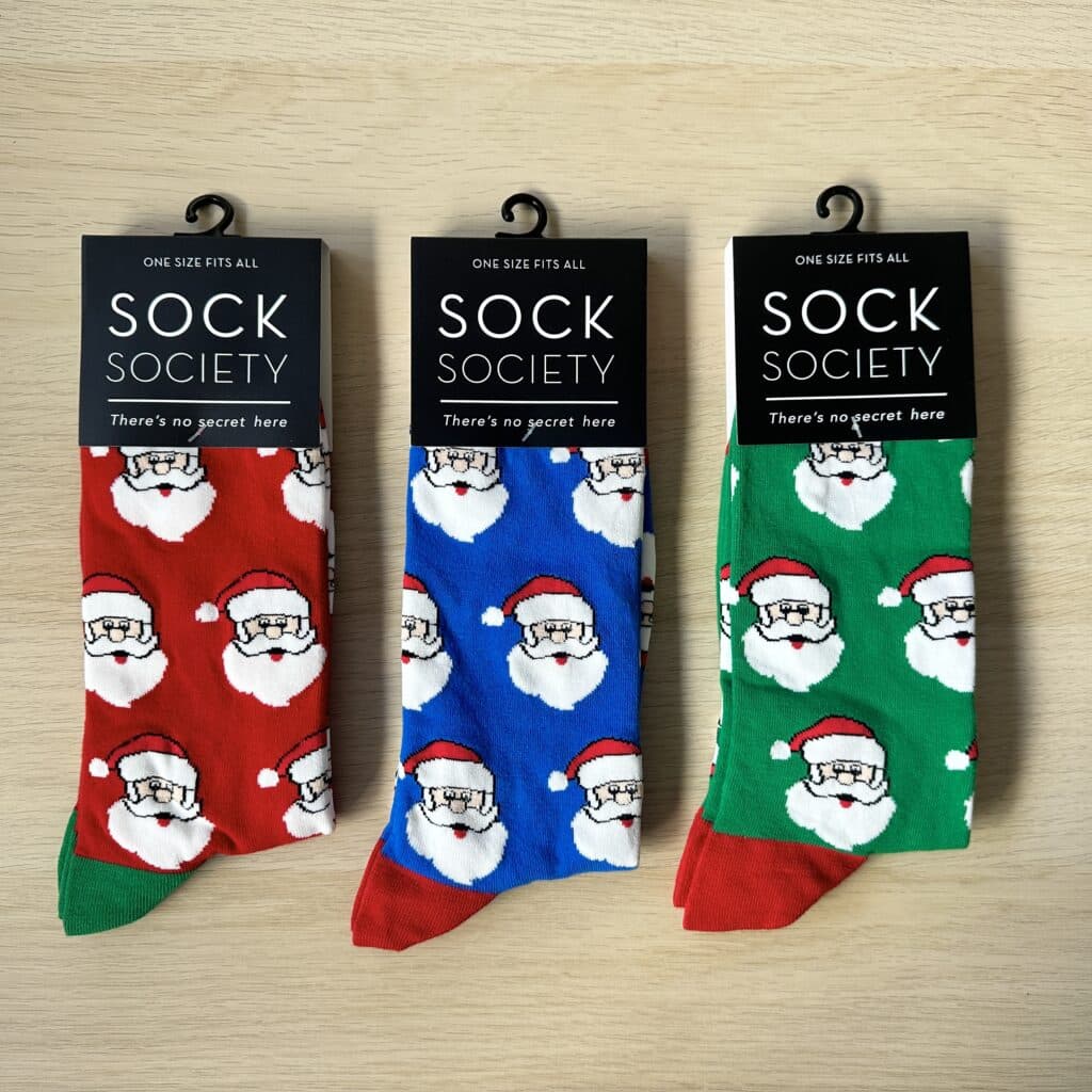 Sock Society Santa Face Socks - One and Every