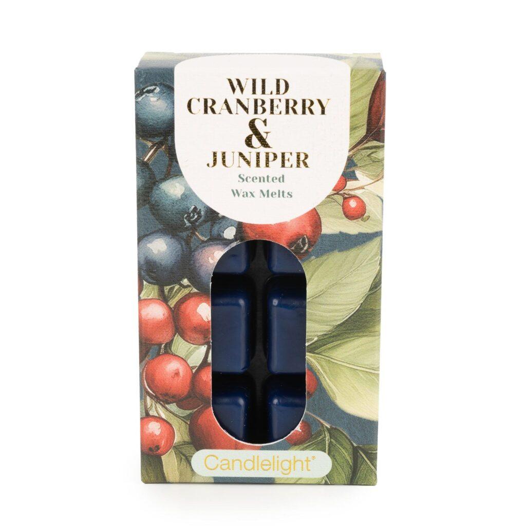 Cranberry & Juniper Scented Wax Melts – Pack of 8
